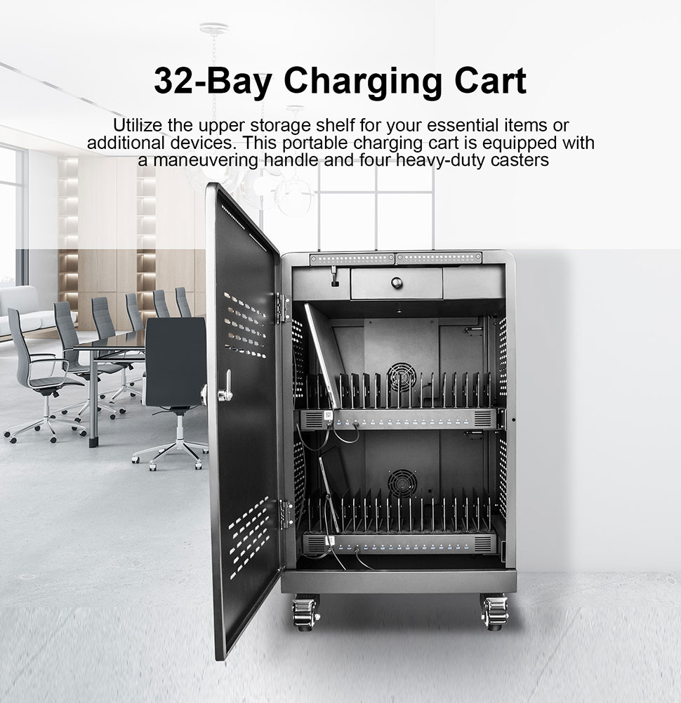 OEM 32 Ports USB-C Charging Cart,32 Ports USB-C Charging Cart Manufacturer